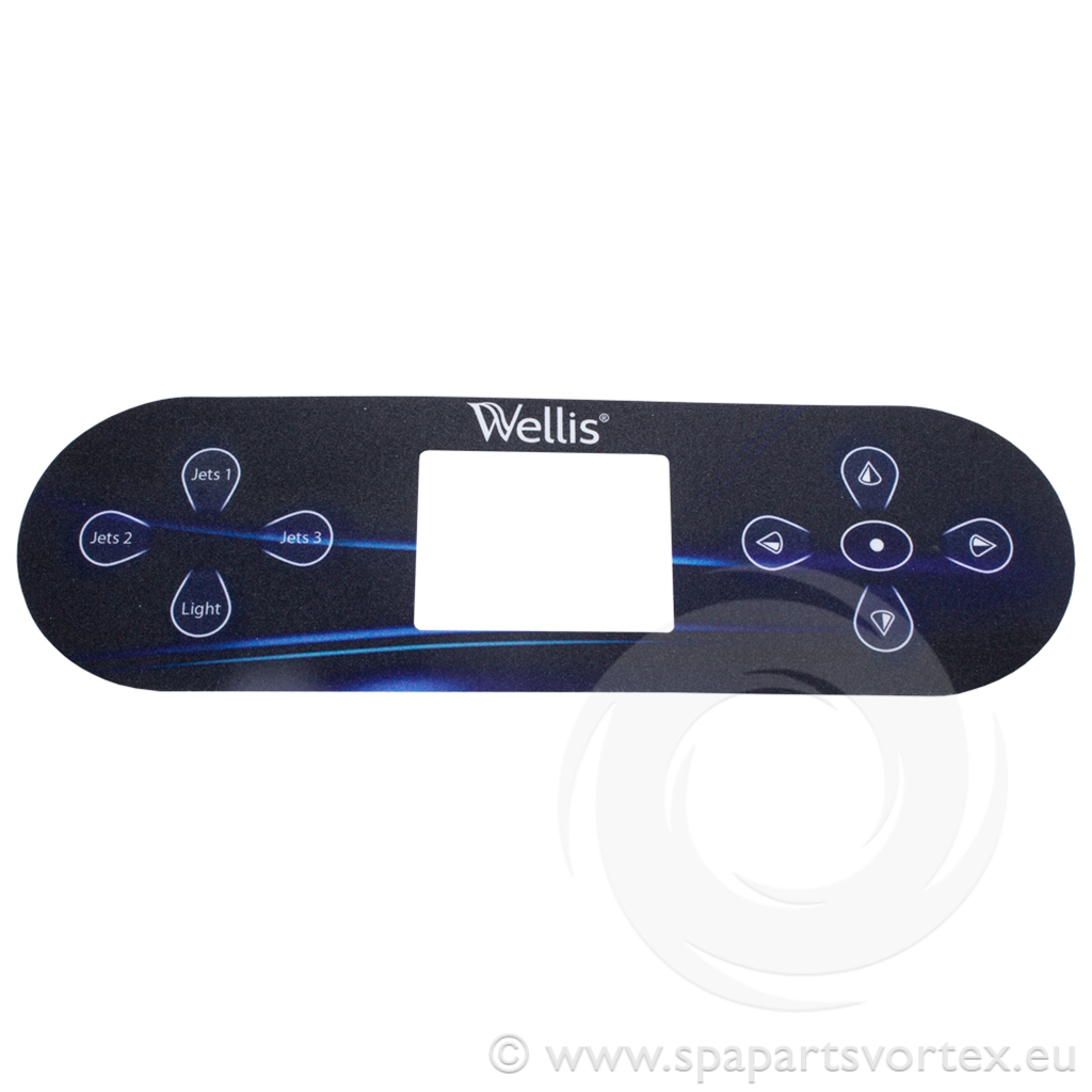 Wellis TP800 Control Panel Overlay | VBV
