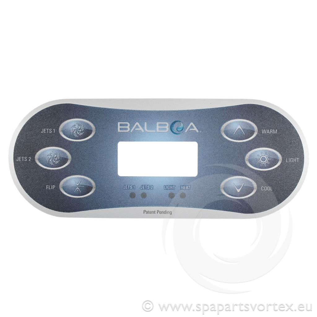 Balboa TP600 Overlay 6 Button (2 Pump No Air) | VBV
